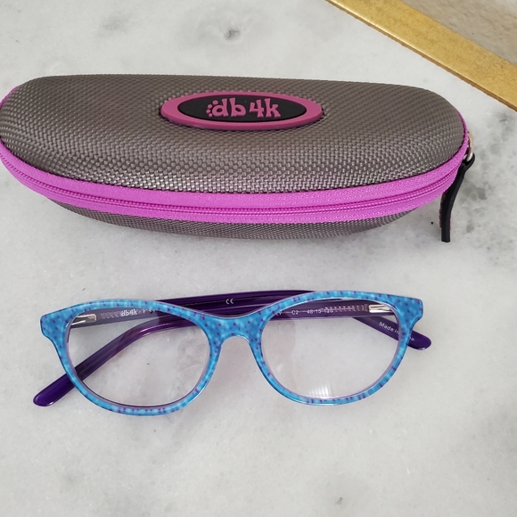db4k | Accessories | Db4k Europa Lily Blue Purple Eyeglass Frames ...